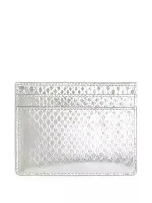 Valentino Garavani Vlogo Signature Cardholder In Laminated Ayers