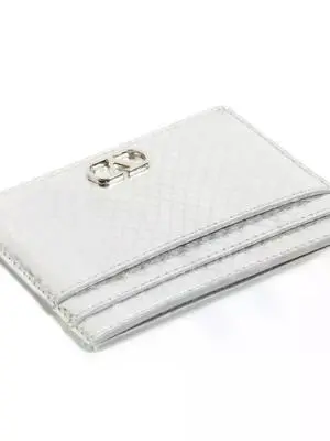 Valentino Garavani Vlogo Signature Cardholder In Laminated Ayers