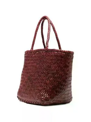 Dragon Diffusion Woven-leather Tote Bag