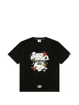 AAPE BY *A BATHING APE X Fairtex Graphic-print T-shirt - Black