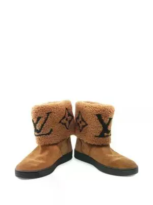 LOUIS VUITTON 2020 Snowdrop Line Ankle Boots