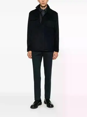 JACOB COHЁN Western-yoke Button-down Shirt - Grey