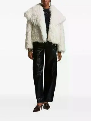 Peserico Faux-fur Double-breasted Jacket