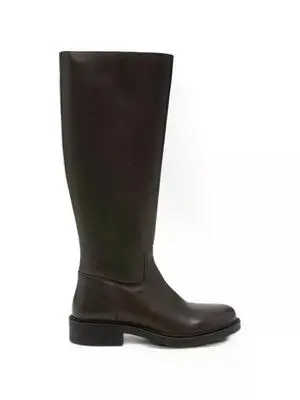 SERGIO MORETTI FIRENZE Leather Knee-high Boots - Brown