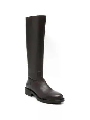 SERGIO MORETTI FIRENZE Leather Knee-high Boots