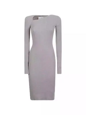 MAISON MARGIELA Ribbed Cutout-detail Midi Dress