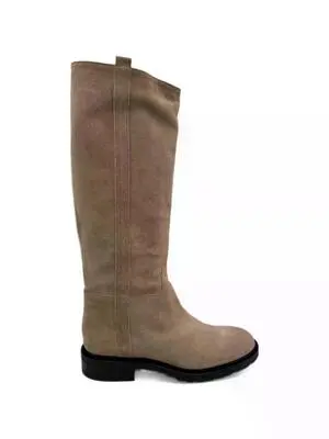 EN AVANT Jamie Suede-finish Knee-high Boots - Neutrals