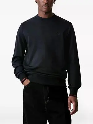 Fred Perry Logo-embroidered Sweatshirt - Blue