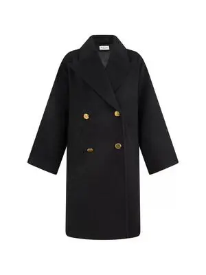 P.a.r.o.s.h Double-breasted Coat - Black