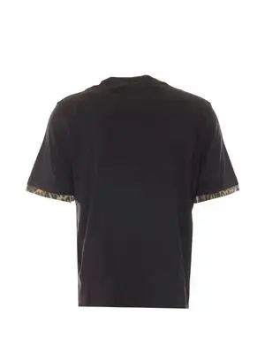 LANVIN Leopard-print Trim T-shirt