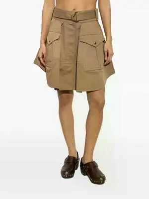Zimmermann Clash Drill Utility Mini Skirt