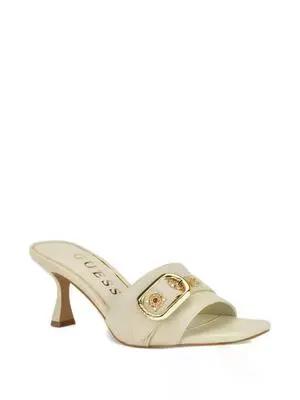 Guess Ivory Dittara Heeled Sandals - Neutrals