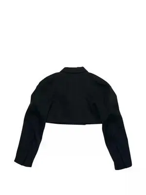 Noir Kei Ninomiya Star-patch Cropped Jacket