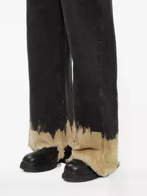 44 LABEL GROUP Dmth Bleach-effect Raw-cut Jeans