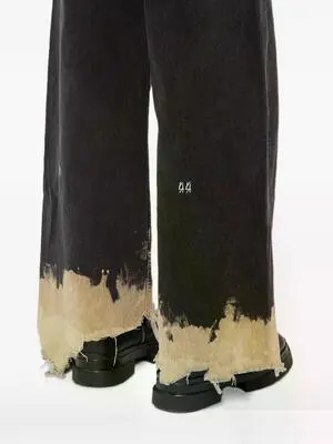 44 LABEL GROUP Dmth Bleach-effect Raw-cut Jeans