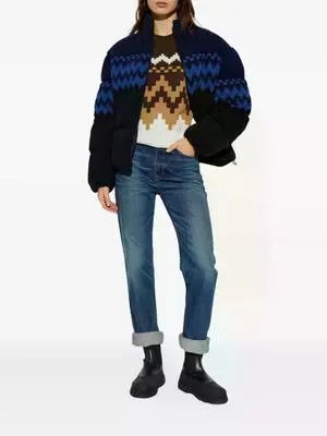 Canada Goose Fallon Chevron-knit Jacket - Black