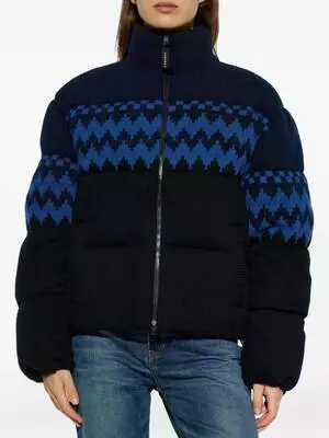 Canada Goose Fallon Chevron-knit Jacket - Black