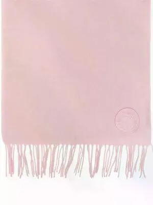 Canada Goose Fringed Logo-patch Scarf
