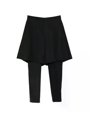 Comme Des Garçons Layered Flare-panel Trousers