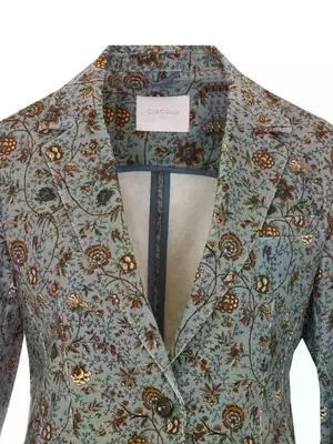 CIRCOLO 1901 Floral-print Corduroy Jacket
