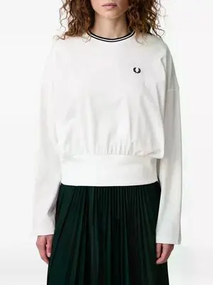 Fred Perry Logo-embroidered Long-sleeve T-shirt