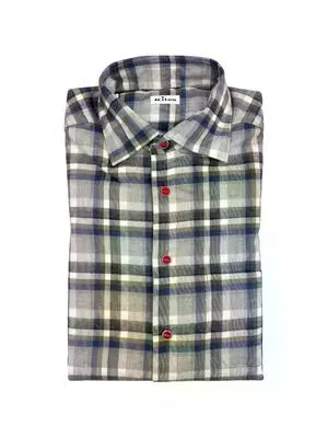 KITON Check-print Button-down Shirt