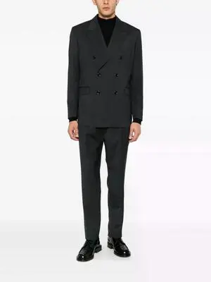 LARDINI Double-breasted Peak-lapel Suit
