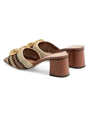 Valentino Garavani Vlogo Signature Slide Sandals 60mm