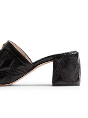 Valentino Garavani Quiltie 67 Quilted Nappa Leather 60mm Slide Sandals