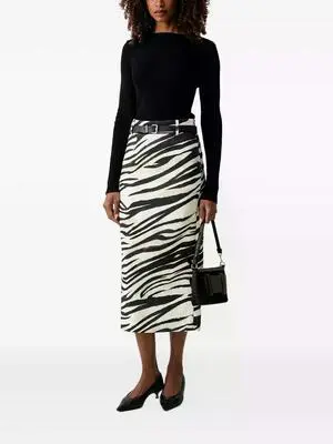 Patrizia Pepe Ribbed-knit Boat-neck Sweater