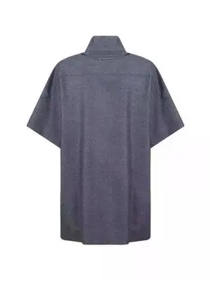 MAISON MARGIELA Half-zip Wool Mini Dress - Grey