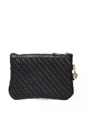 V°73 Woven-effect Zipped Pouch - Black