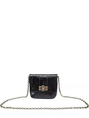 LANVIN Turn-lock Crossbody Bag - Black
