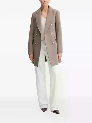 MORGAN Double-breasted Peak-lapel Coat