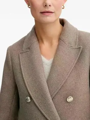 MORGAN Double-breasted Peak-lapel Coat