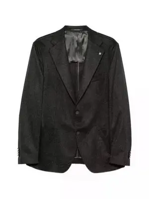 Tagliatore Notched-lapel Single-breasted Blazer - Grey