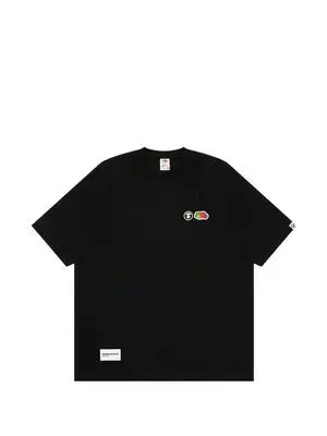 AAPE BY *A BATHING APE Logo-patch T-shirt - Neutrals