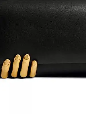 Khaite Sculpted Hand Clutch - Black
