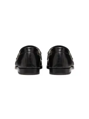 Valentino Garavani Vlogo Chain Calfskin Loafers