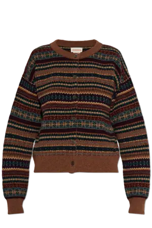 &daughter Ada Fairisle’ Wool Cardigan
