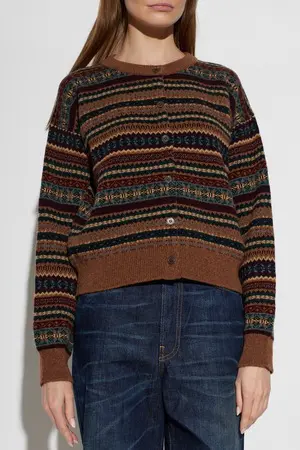 &daughter Ada Fairisle’ Wool Cardigan