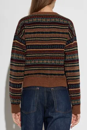 &daughter Ada Fairisle’ Wool Cardigan
