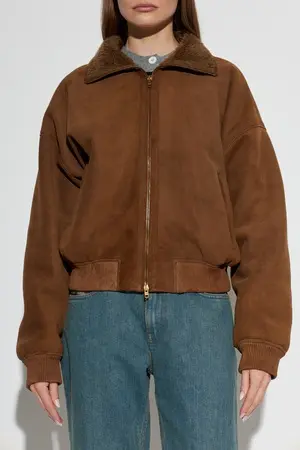 Acne Studios Suede Shearling Jacket