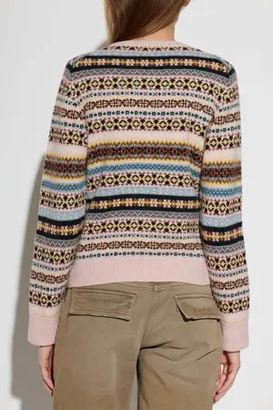 &daughter Kilda Shrunken Fairisle’ Wool Sweater
