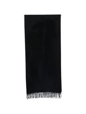 GRAN SASSO Fringed-edge Scarf - Blue