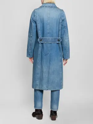 Dries Van Noten Riani Den Double-breasted Denim Coat