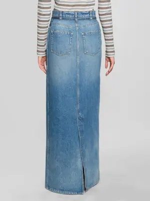 Dries Van Noten Silvana Den Denim Maxi Skirt