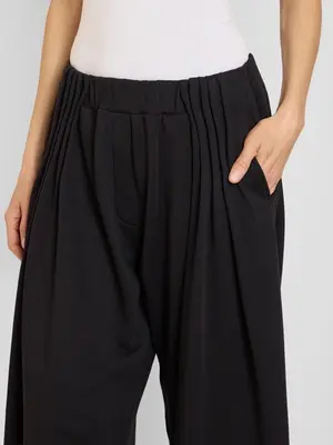 Dries Van Noten Hamesa Cotton Pleated Wide-leg Pants