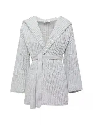 KANGRA Ribbed Hooded Cardigan