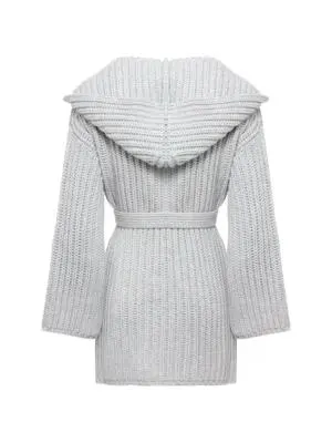 KANGRA Ribbed Hooded Cardigan